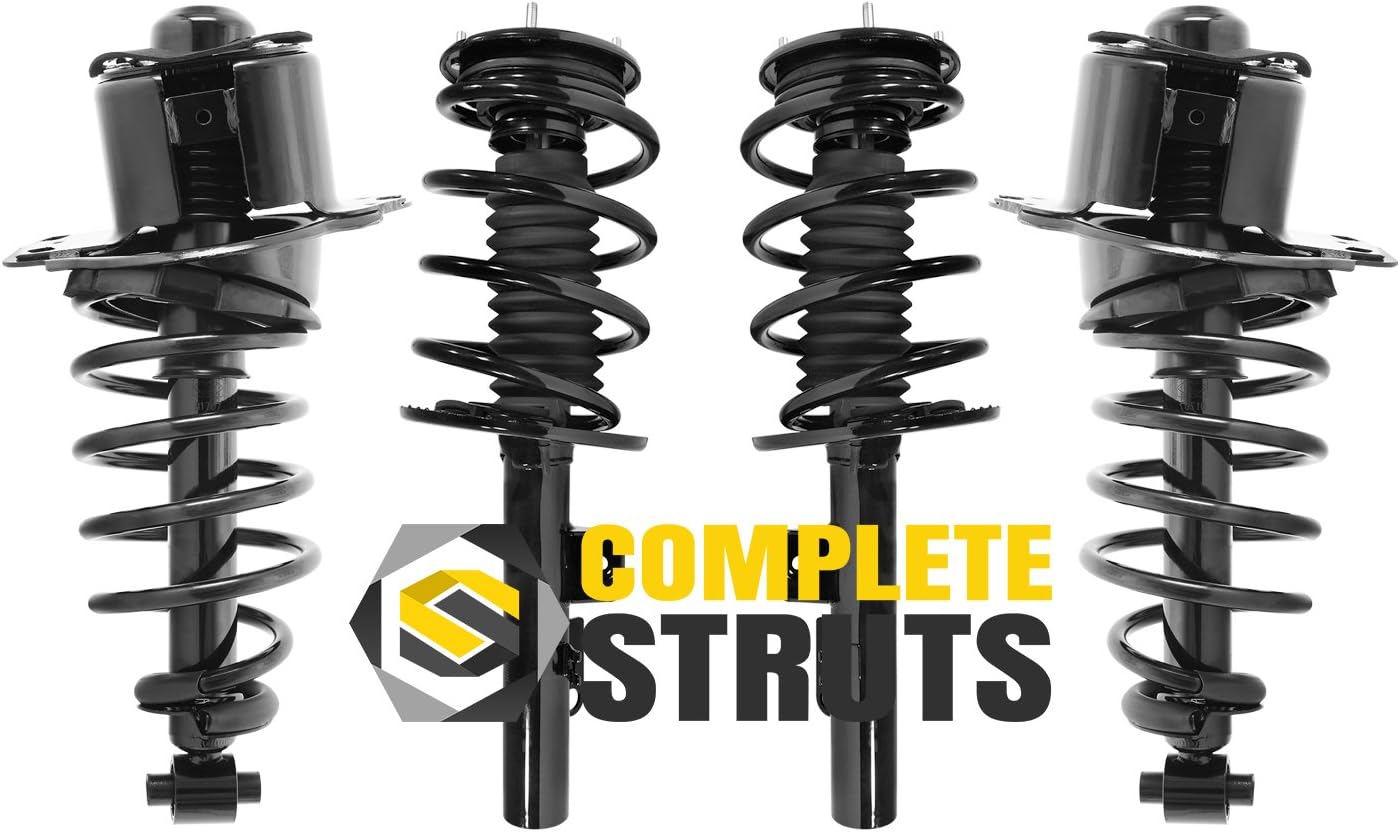 Amazon.com: Front & Rear Quick Complete Struts & Coil Spring Assemblies ...