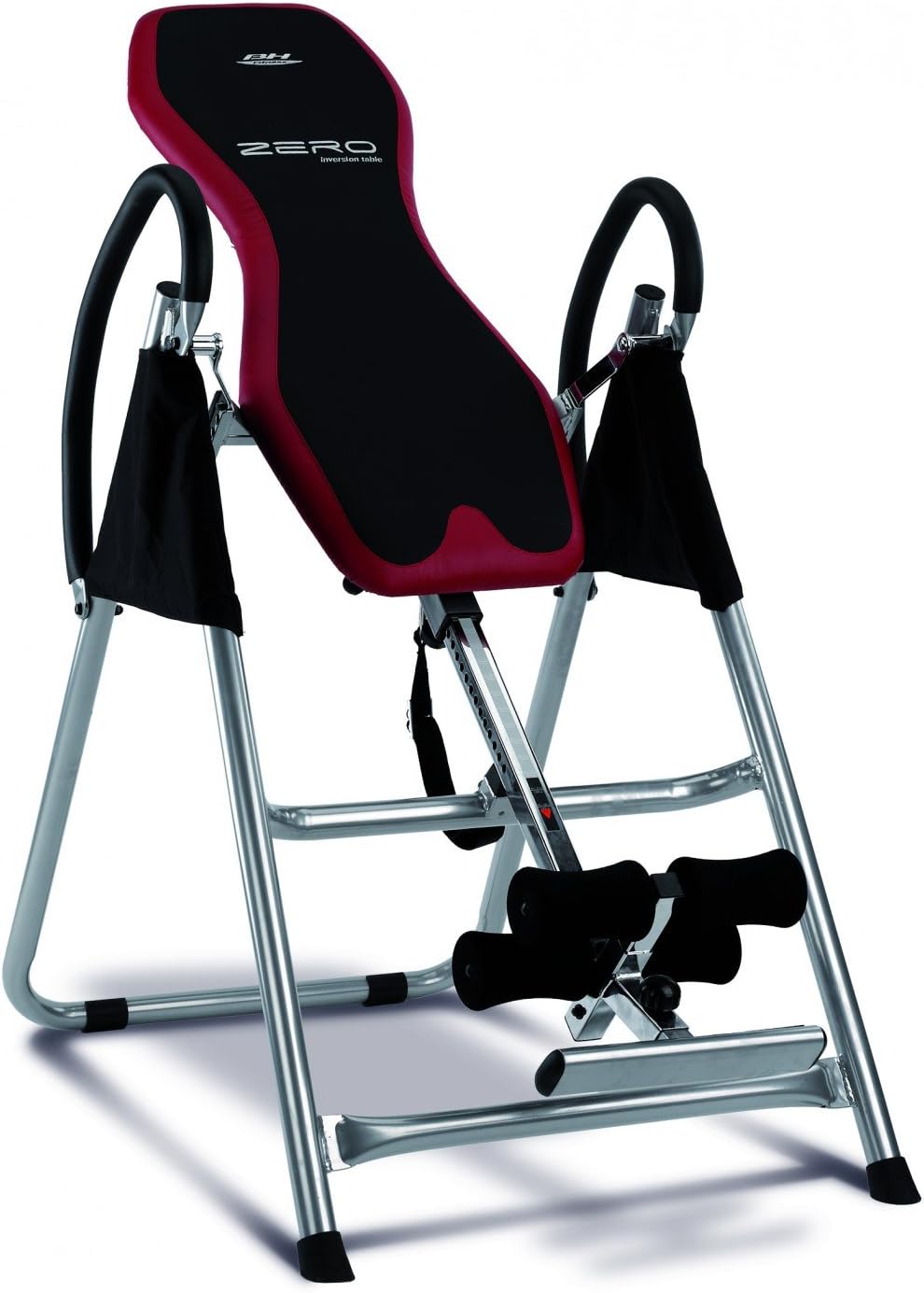 Bh Fitness Unisex’s Zero Adjustable Foldable Inversion Table, Black/Red ...