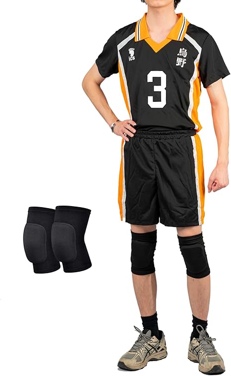 IAS Haikyuu Cosplay Hinata Shoyo Costume Karasuno Koukou Mesh ...