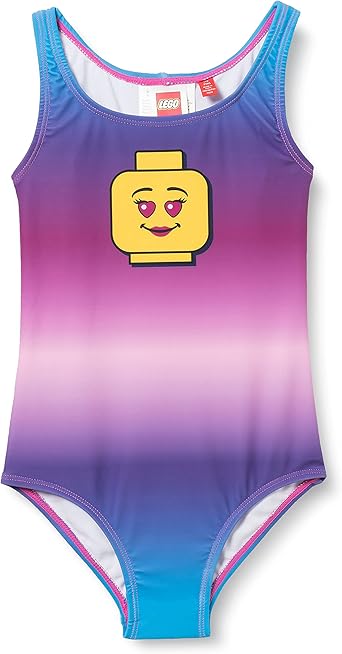 LEGO Girl's Classic Swimsuit One Piece : Amazon.co.uk: Clothing