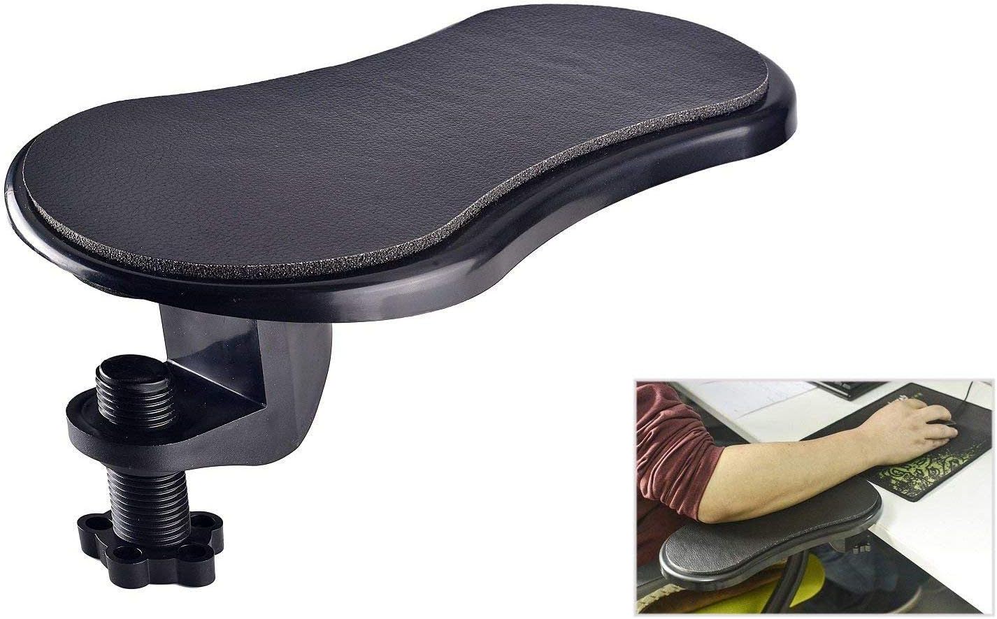 Amazon.com: Luntus Rotating Computer Arm Rest Pad, Ergonomic Adjustable ...