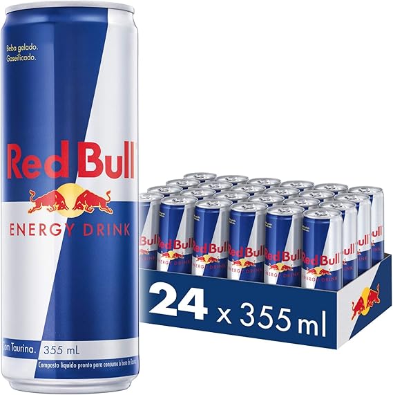 Energético Red Bull Energy Drink Pack com 24 Latas de 355ml: Amazon.com ...