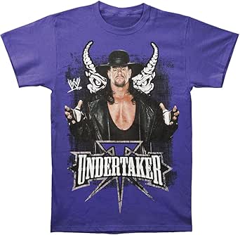 Amazon.com: WWE Men's Undertaker Presence T-Shirt Purple: Clothing