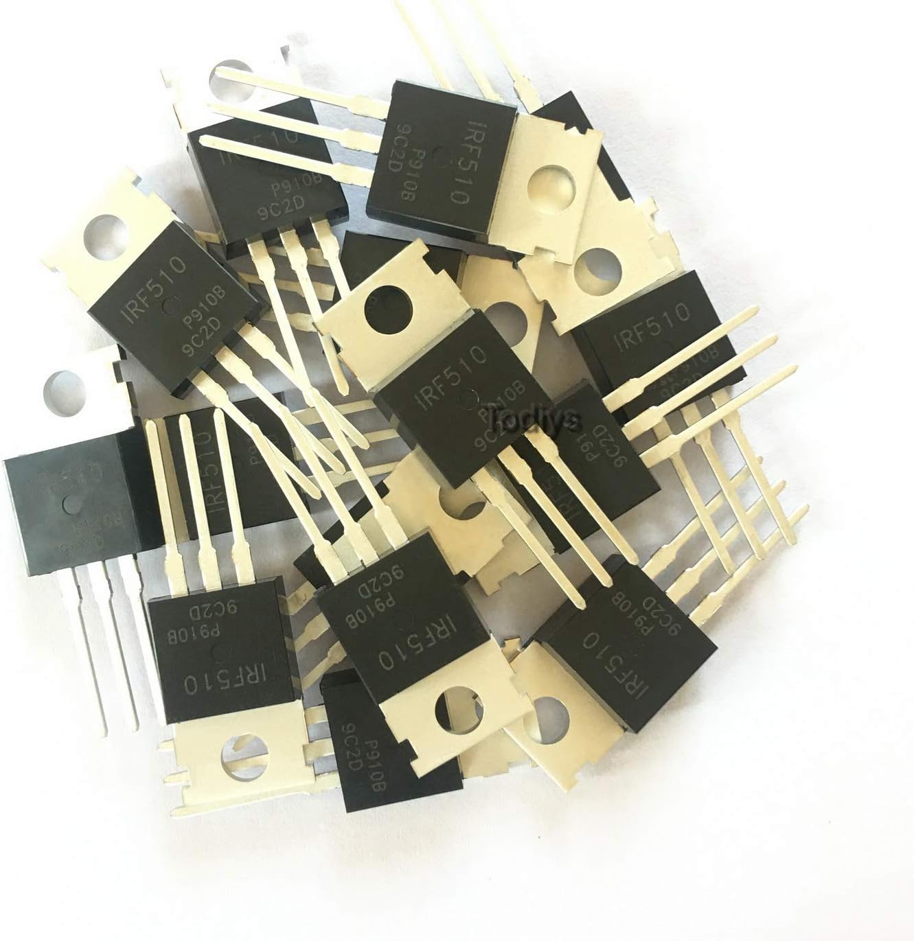 Todiys New 15Pcs for IRF510N IRF510NPBF 5.6 A 100V TO-220 N-Channel Power Mosfet Transistor ...