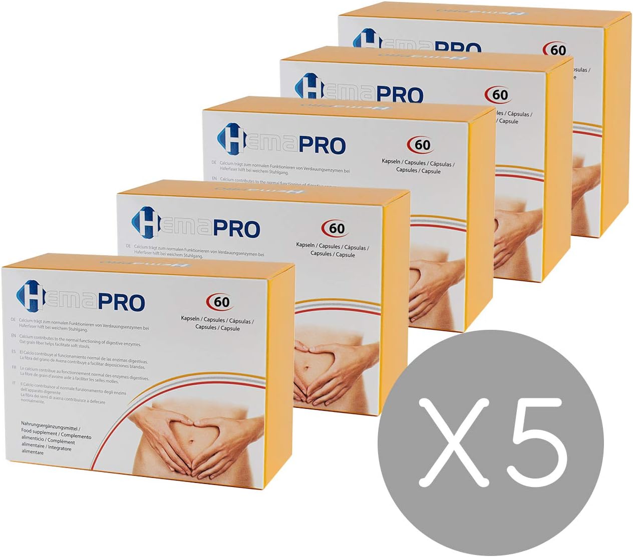 Hämorriden - 5 Hemapro Pills: Tabletten zur Hämorrhoiden Vorbeugung ...