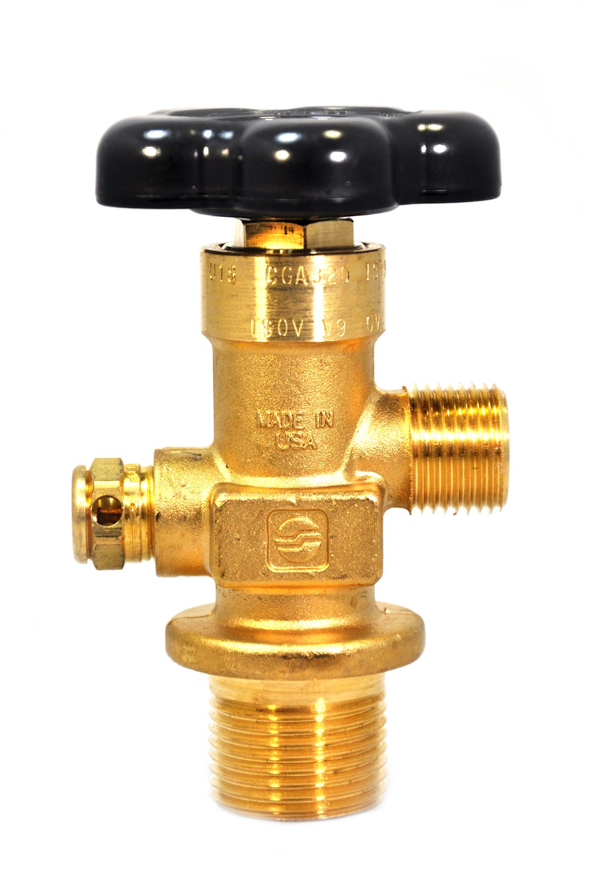 Buy Sherwood Global Valve for Cylinder Tank | CGA320 Outlet | Lexan ...