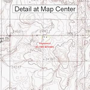 Amazon.com : USGS Topographic Quadrangle Map - Raymond, Montana (Folded ...