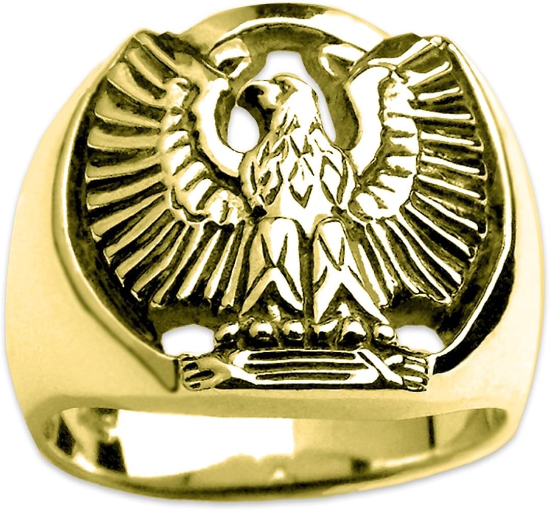 Men's Ring, Phoenix, 18k Gold, 11.5|Amazon.com