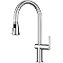 Franke FF3450 Steel Series 17-7/16" Tall Single Handle Pull-Down ...