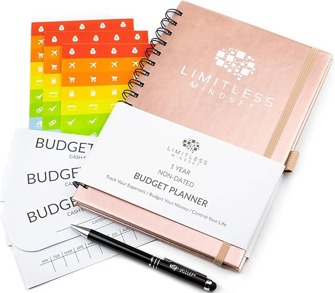 Amazon.com : Budget Planner (Non-Dated), Finance Journal, Expense ...