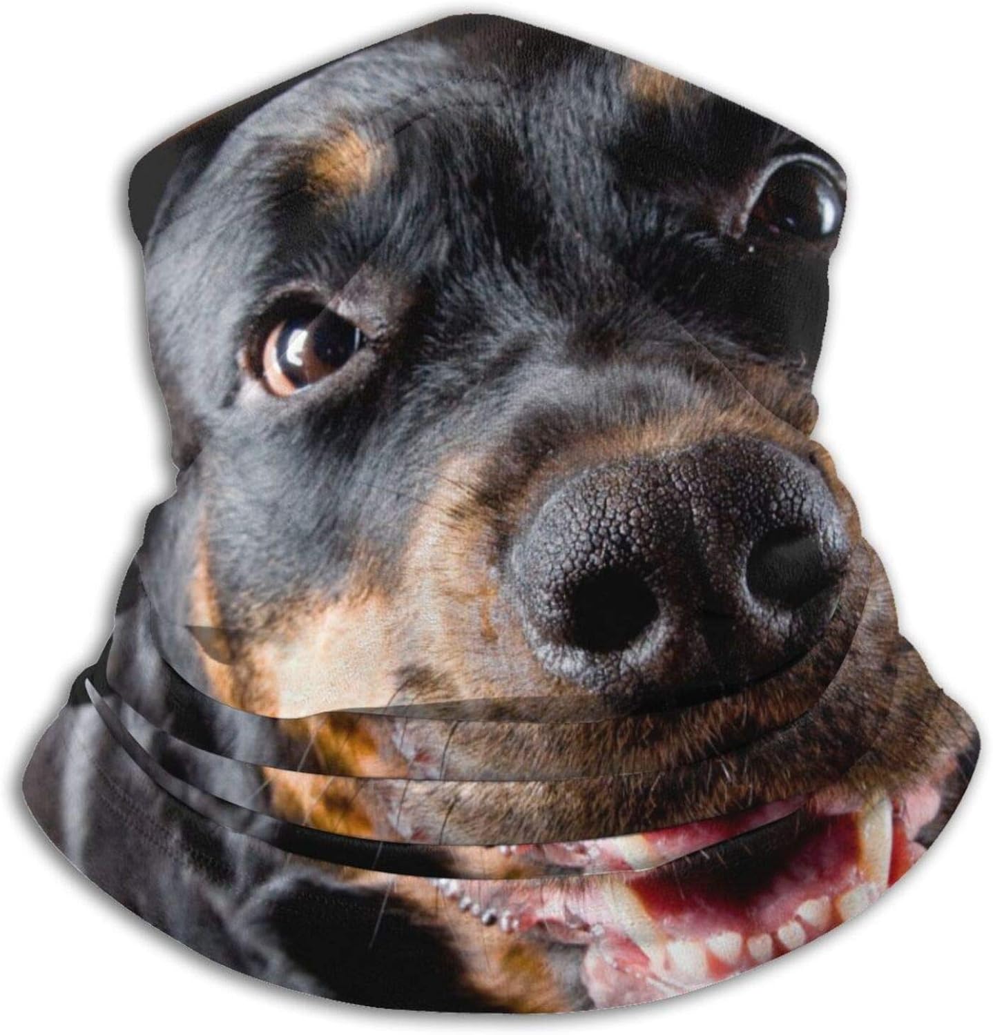 A Rottweiler In A Cap Unisex Outdoor Neck Warmer Windproof Face Mask ...
