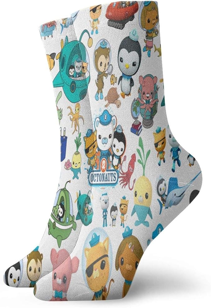 xiangli The Octonauts Socks Anime Socks for Men and Women Manga Crew ...
