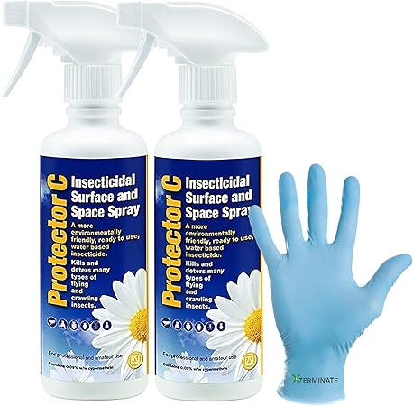 Protector C All Insects Insecticidal Surface Space Spray 1L Bottle ...