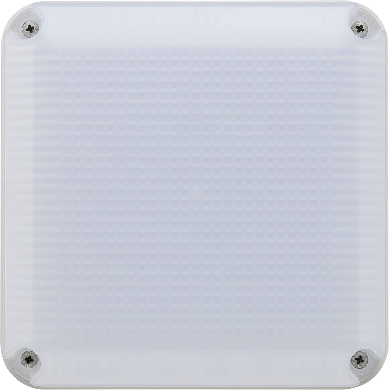 Luceco LED Mosi Square Bulkhead, Microwave Sensor, 28 cm, 12 W, White ...