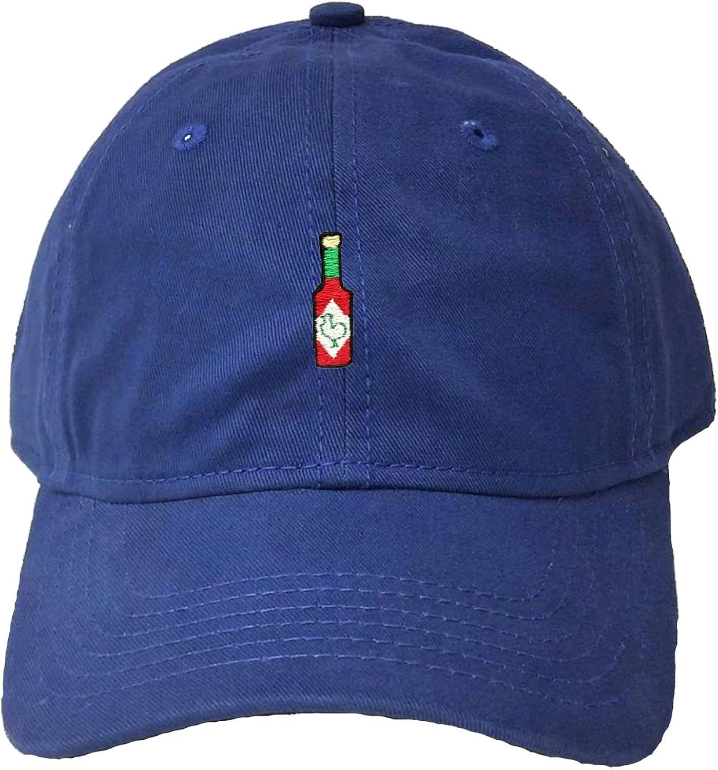 Amazon.com: Adjustable Royal Blue Adult Hot Sauce Embroidered Deluxe ...