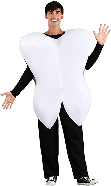 Amazon.com: Adult Tooth Costume Foam Tooth Costume for Men and Women ...