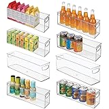 Amazon.com: mDesign Plastic Stackable Kitchen Pantry Cabinet ...