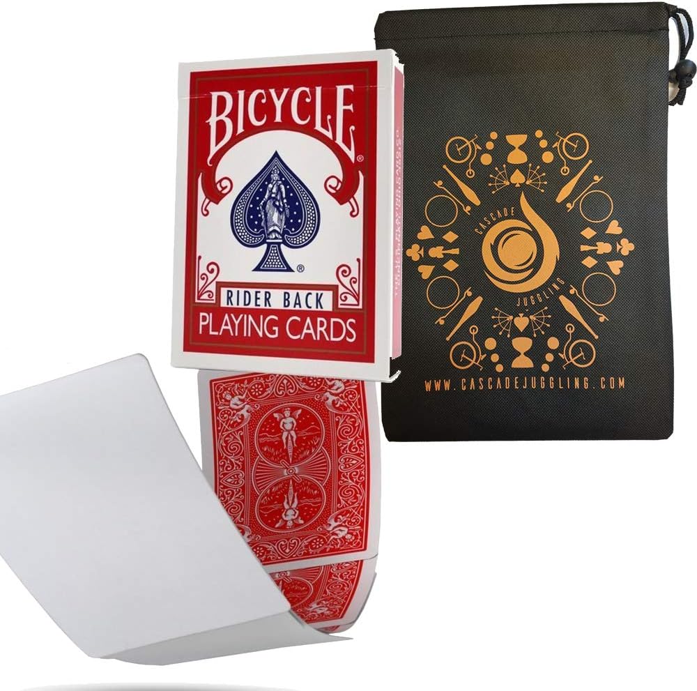 Blank Face Bicycle Cards – Gaff Rider Back Bicycle Deck – Includes ...