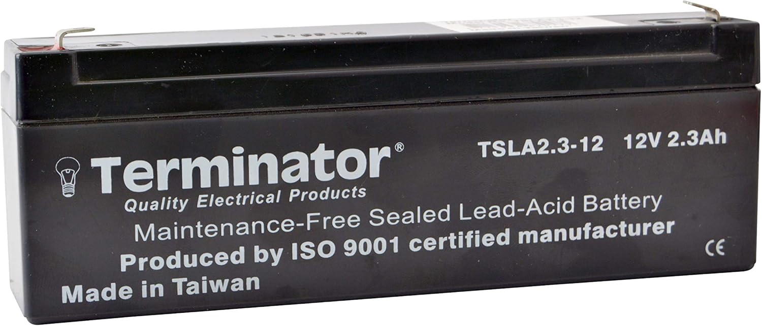 Terminator Sealed Lead Acid Battery 12V-2.3Ah TSLA 2.3-12(Taiwan ...