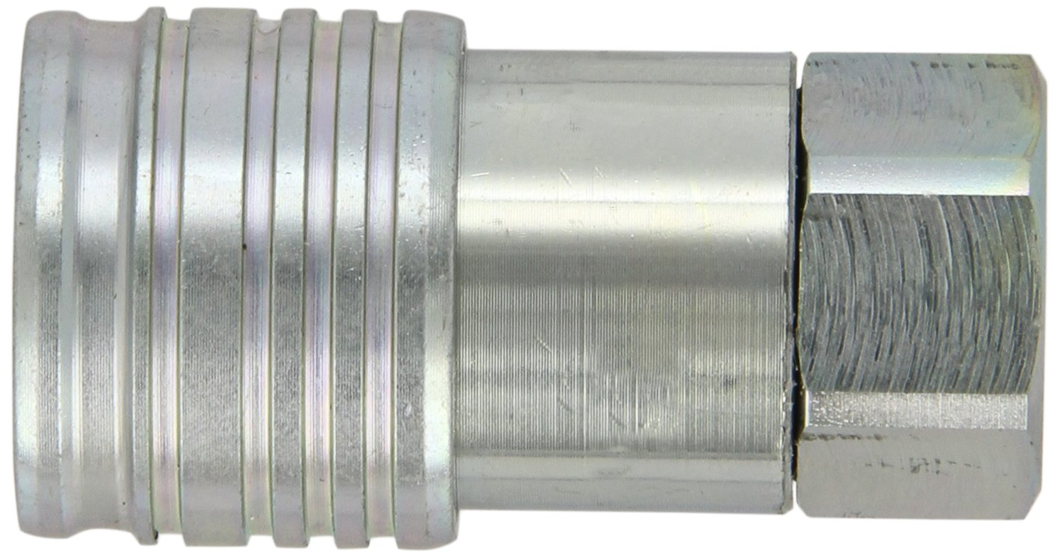 3/8 Coupling x 3/8-18 NPTF Dixon 3HTF3 Steel Flush Face Hydraulic Quick ...
