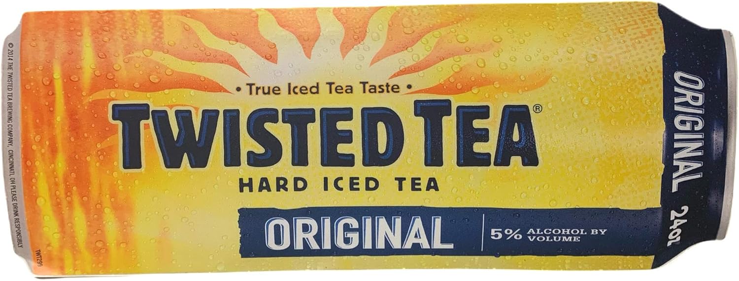 Amazon.com: Twisted Tea Can Sticker Decal | Hard Iced Tea | 9.5" Long ...