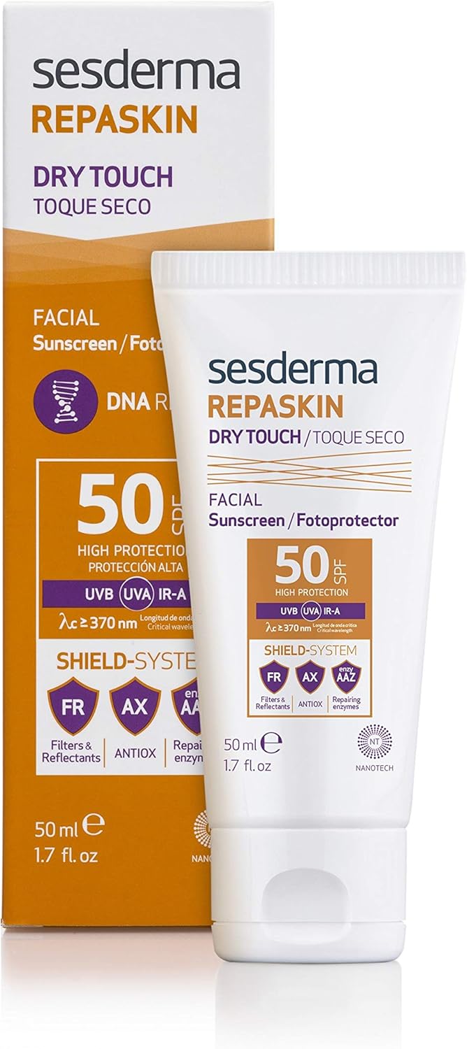 SESDERMA Repaskin Toque Seco Bloqueador Solar SPF50 | Hidratante, Anti ...