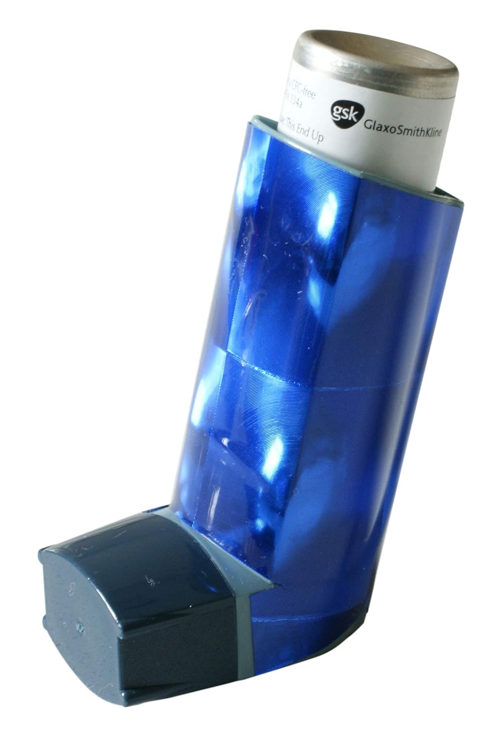 Artisticky Asthma Inhaler Funky Cool MULTI LENS BLUE Holographic ...