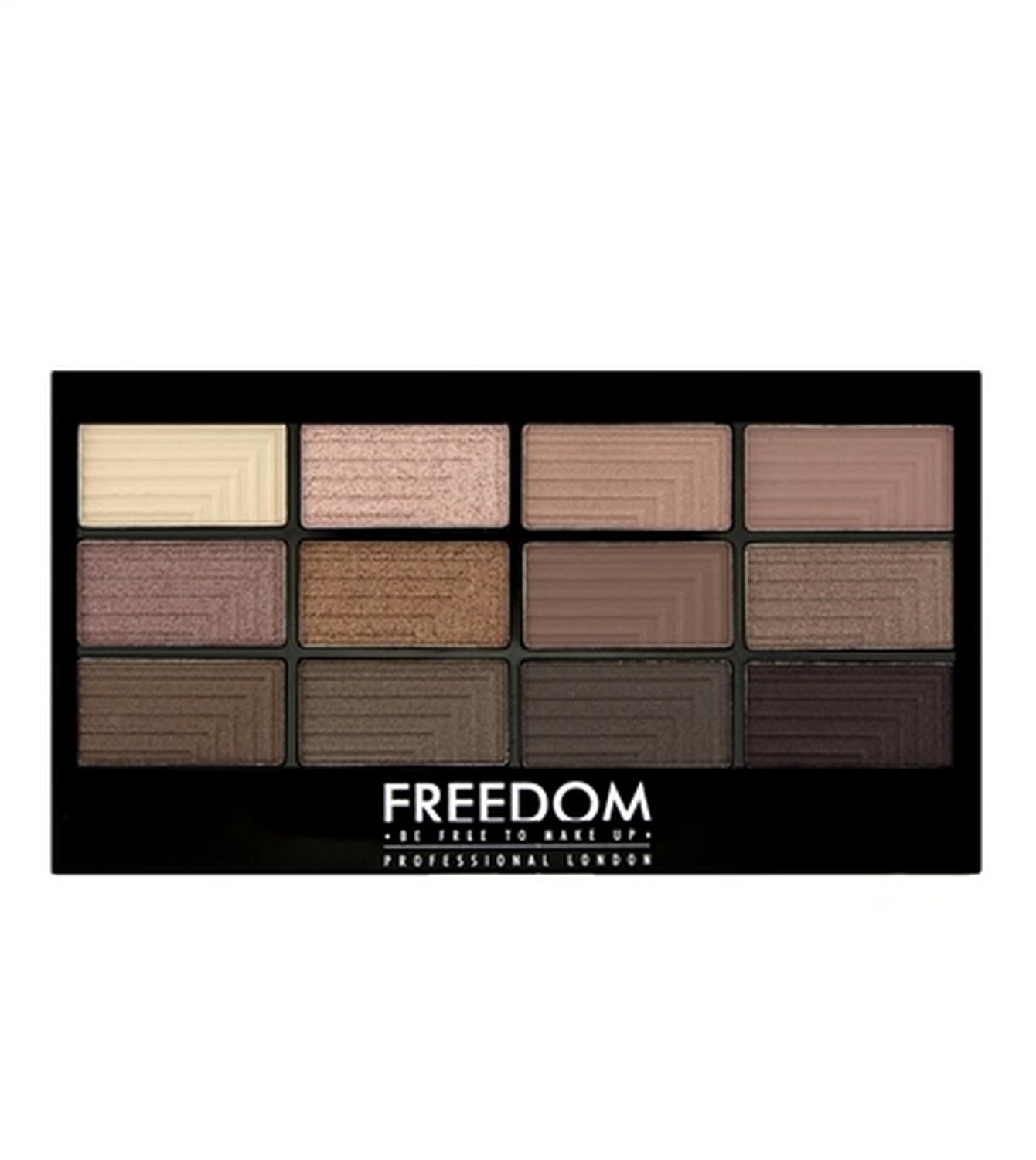 Freedom Makeup London Professional Eyeshadow, 12 Audacious 3, 12g ...