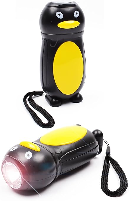 Penguin wind up Dynamo Torch: Amazon.co.uk: Toys & Games