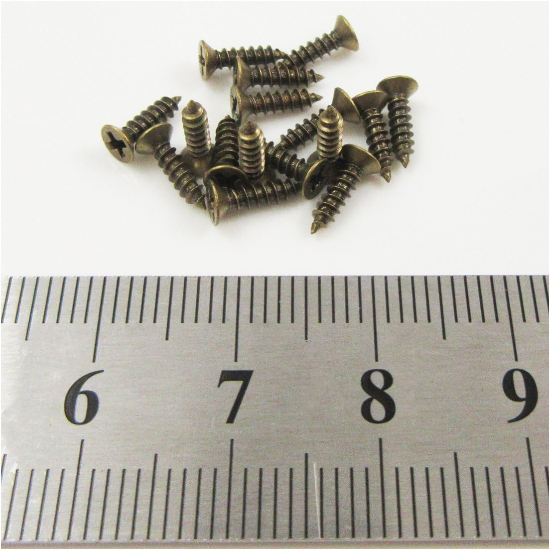 2mm x 8mm STEEL POZI SCREWS DOLLSHOUSE TINY MICRO MODEL MINIATURE ...