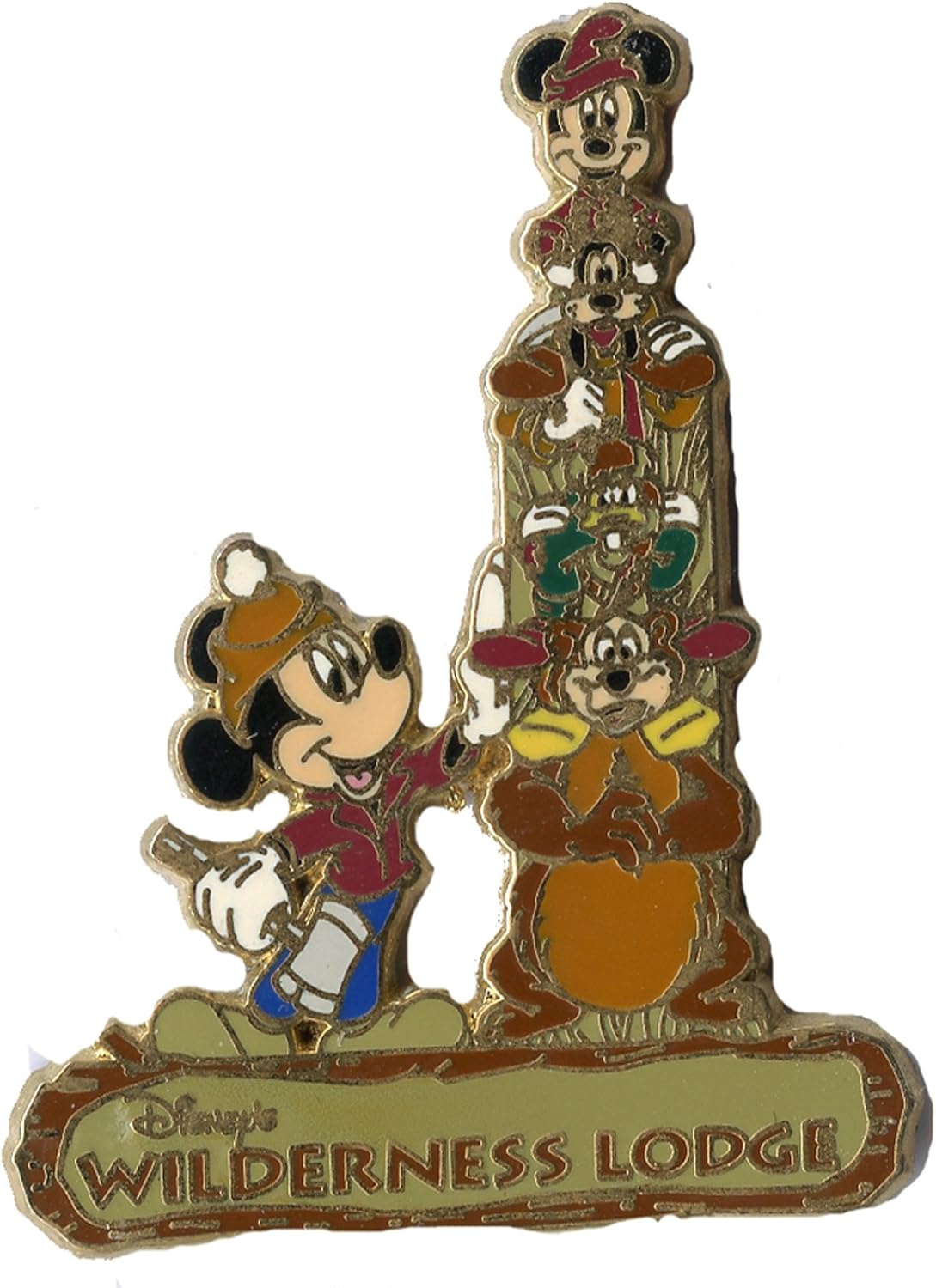 Amazon.com: Disney's Wilderness Lodge - Character Totem Pole: Clothing