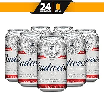 Cerveza Importada, Budweiser Classic, 24 Latas de 355 ml c/u: Amazon ...
