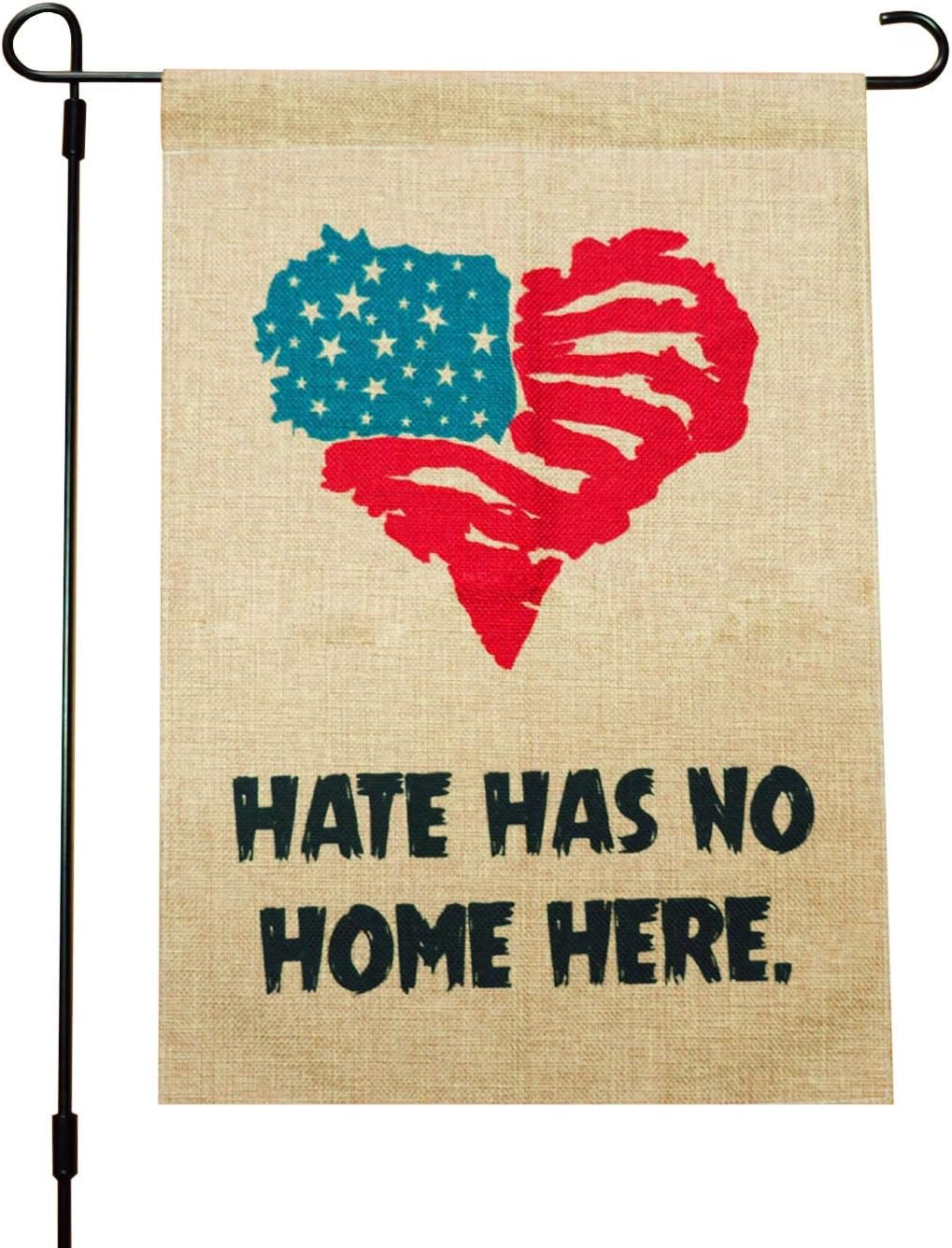 FOONEA Yard Signs, Hate Has No Home Here Yard Sign Flag, Garden Signs ...