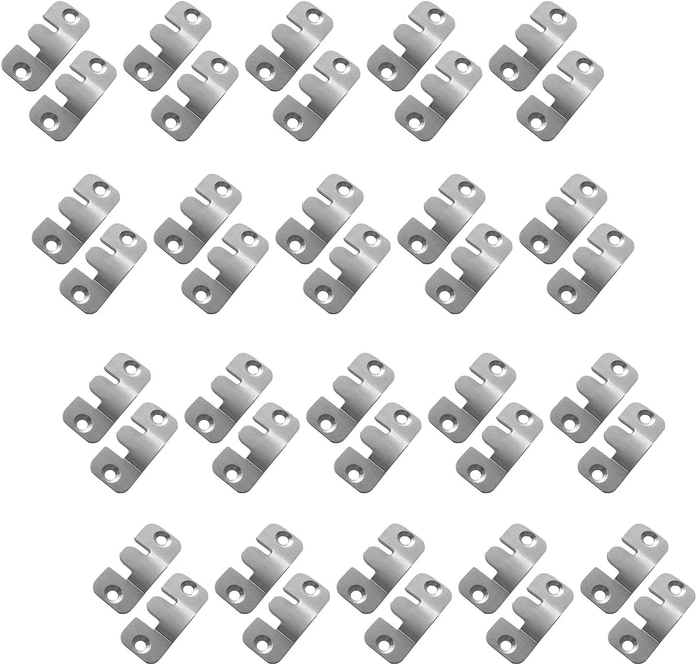 Amazon.com: LIKERAINY Heavy Duty Small Metal Flush Mount Brackets ...