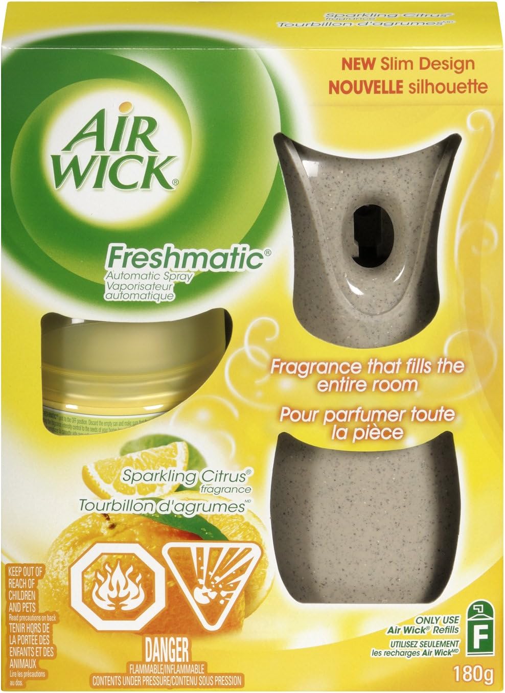 AirWick Freshmatic Air Freshener, Automatic Spray Kit, Sparkling Citrus ...