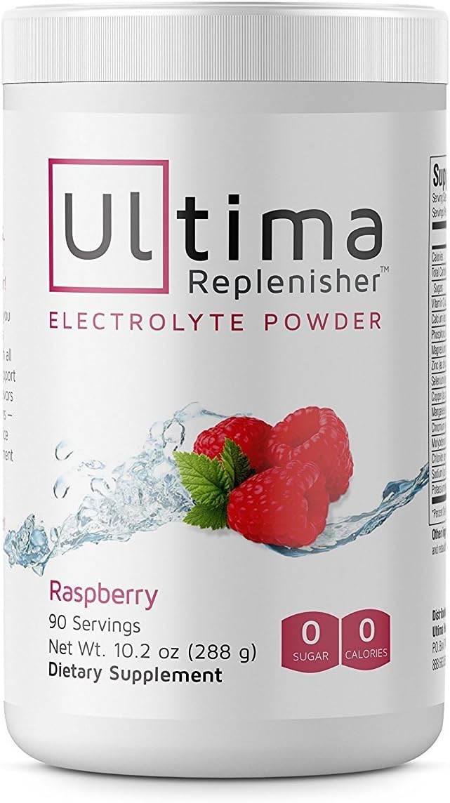 Ultima Replenisher Electrolyte Powder, Raspberry, 288g: Amazon.co.uk ...