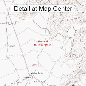 Amazon.com : USGS Topographic Quadrangle Map - Alamo NE, Nevada (Folded ...