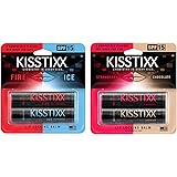 Amazon.com: KISSTIXX Lip Balm (SPF 15) - Fire & Ice (2 Balms): Beauty