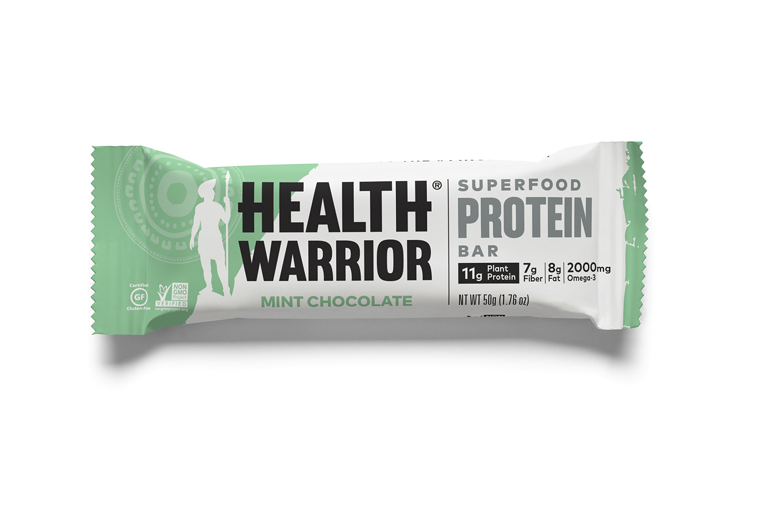 Amazon.com : HEALTH WARRIOR Superfood Protein Bars, Dark Chocolate ...