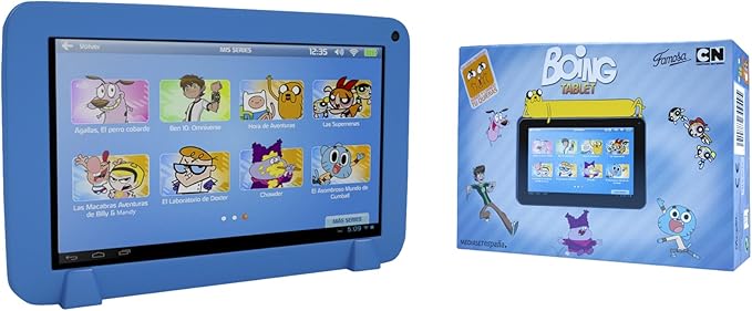 Boing - Tablet de 7" con 4 GB, Doble cámara, Sistema Android 4.1 ...