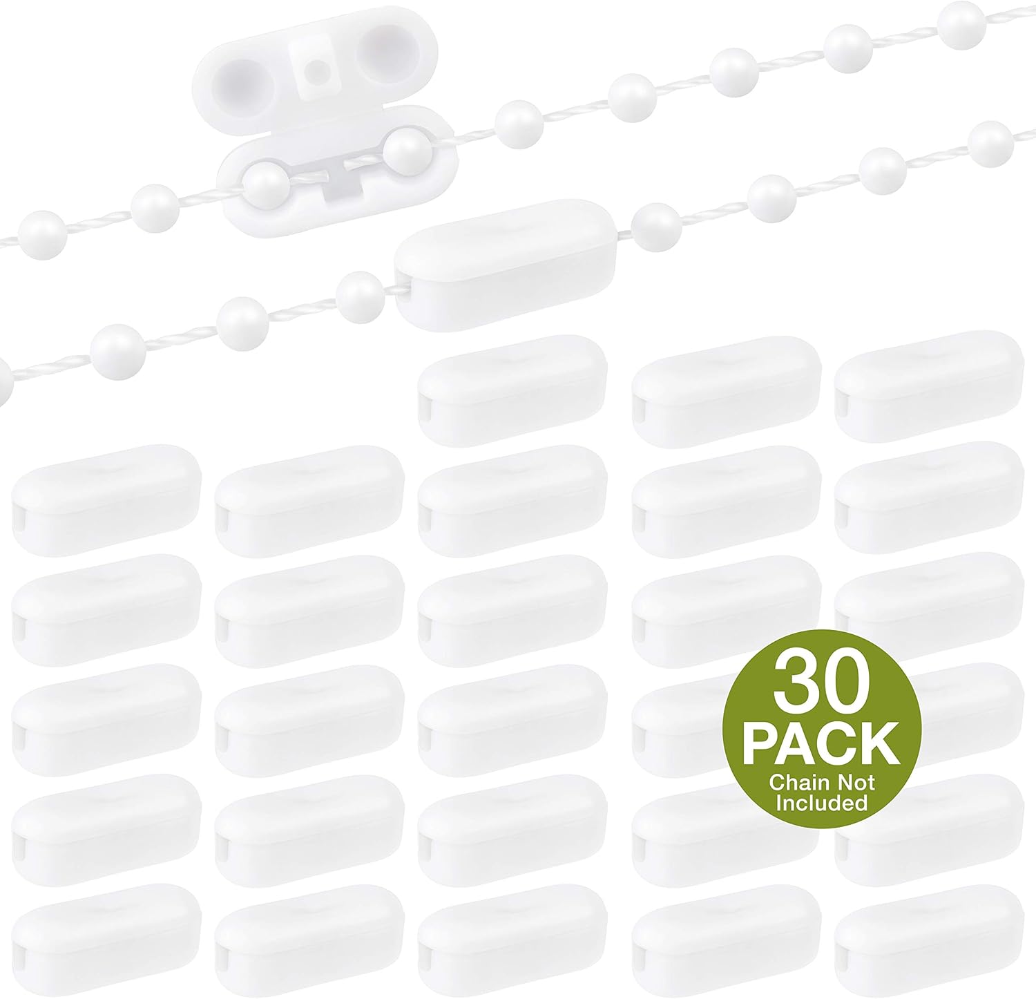 The Bead Shop Blind Cord Connector – Chain Clips for Vertical Window ...