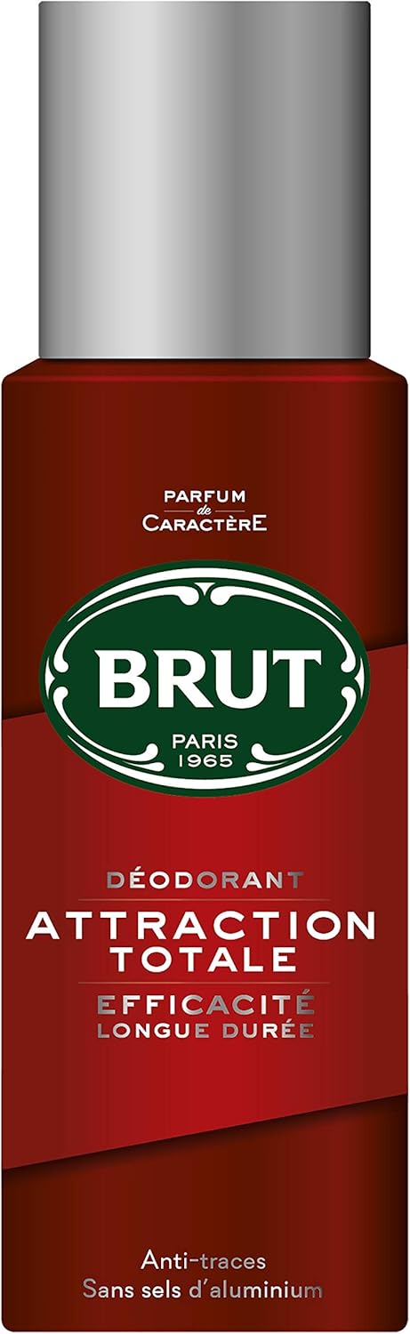 BRUT Attraction Totale Deodorant, 200 ml, Pack of 6 – BigaMart