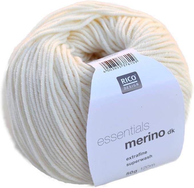 Amazon.com: Rico Design Essentials Merino DK - Natural (060)