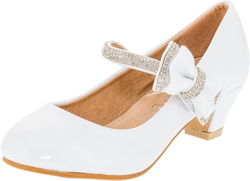Jili, Scarpe col tacco bambine, Bianco (M328ws Weiß), 29 EU: Amazon.it ...