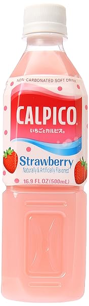 Amazon.com : Calpico Non-Carbonated Soft Drink, Strawberry, 16.9 oz : Japanese Drinks : Grocery ...