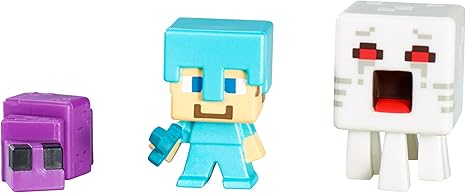 Minecraft Collectible Figures Set L (3-Pack), Series 3: Mattel: Amazon ...