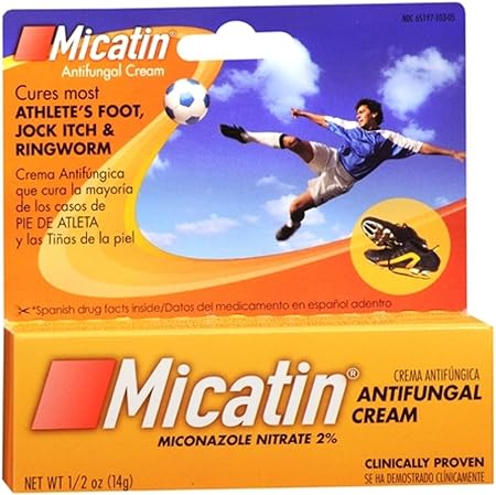 Amazon.com: Micatin Cream 0.50 oz (Pack of 2): Health & Personal Care