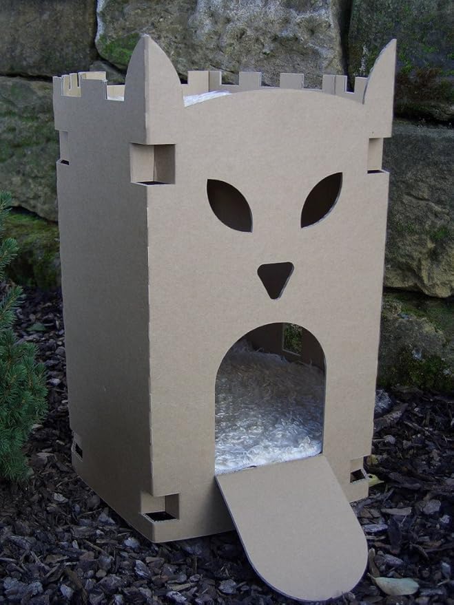 Cat Fortress made from Corrugated Cardboard: Amazon.co.uk: Pet Supplies
