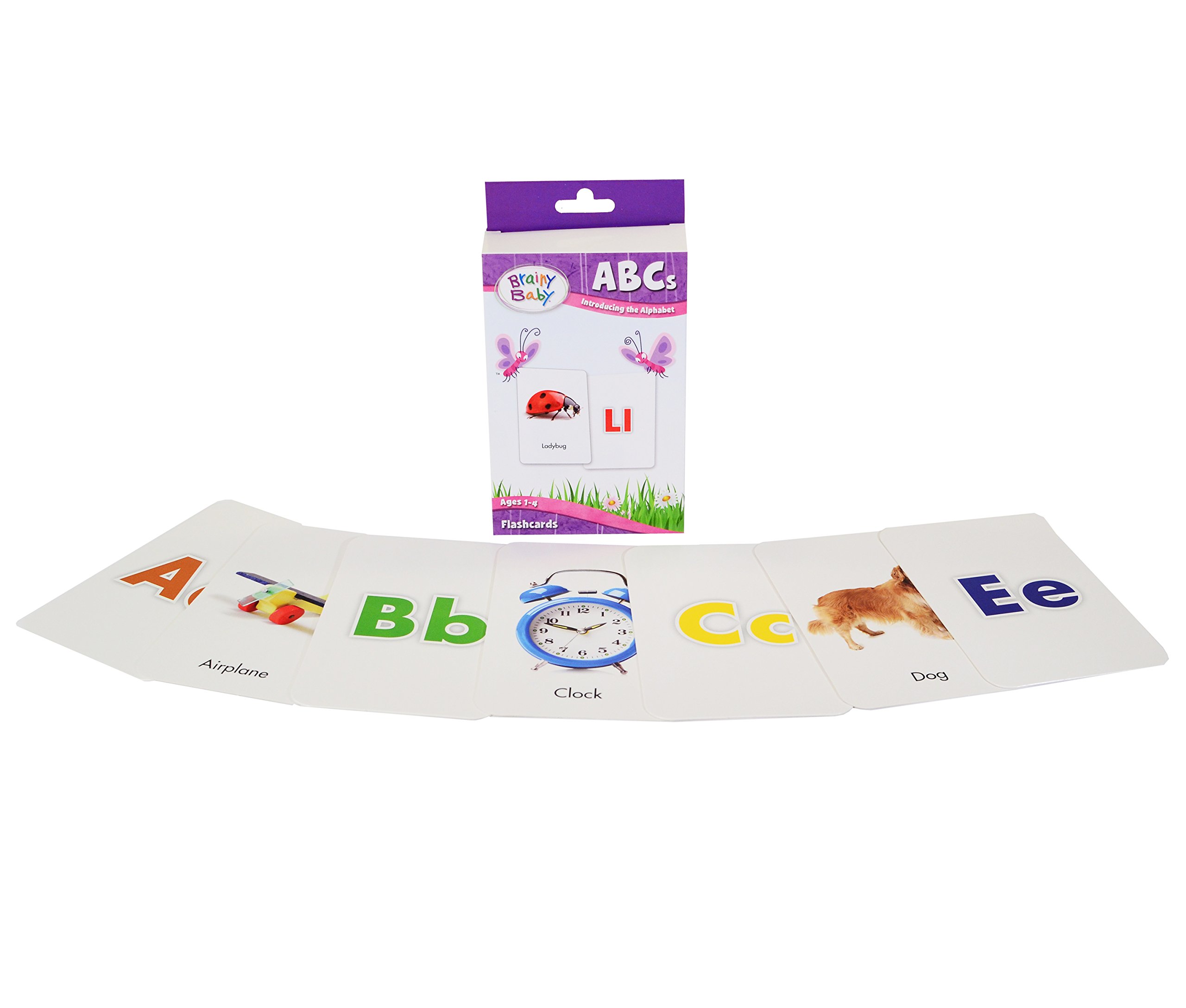 Brainy Baby ABCs Flash Cards Set Introducing The Alphabet Deluxe ...