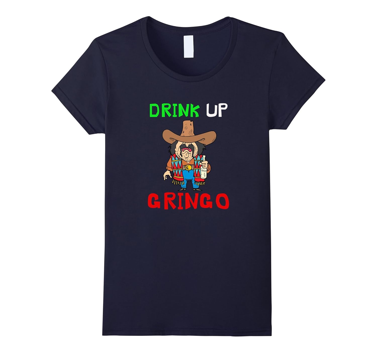 Cinco de Mayo T-Shirt Funny Drink Up Gringo Shirt-4LVS